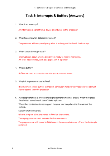 iGCSE Computer Science - Unit 4 Software - 4.1 Types of Software and ... iGCSE Computer Science - Unit 4 Software - 4.1 Types of Software and ...