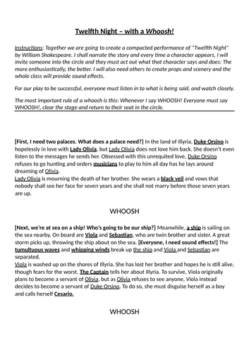 Twelfth Night FULL Scheme of work for Year 8 | Teaching Resources