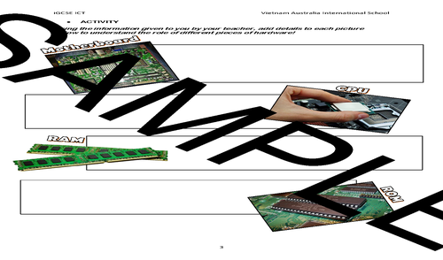 Cambridge IGCSE ICT ALL THEORY AND PRACTICAL SAMPLE | Teaching Resources