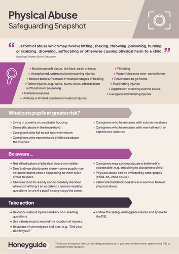 Safeguarding Training Pack - Autumn | Teaching Resources