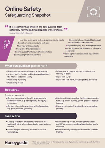 Safeguarding Training Pack - Autumn | Teaching Resources