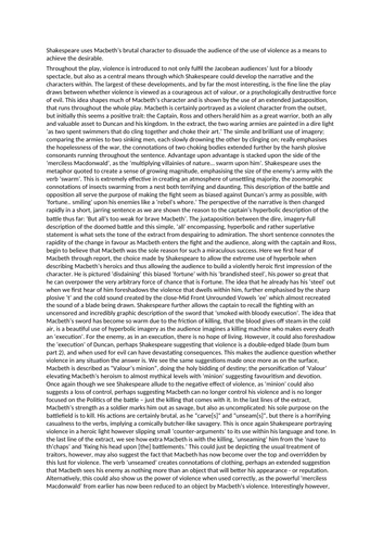 Grade 9 GCSE analytical essays on Macbeth | Teaching Resources