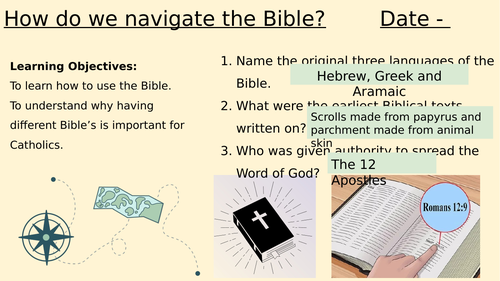 Navigating the Bible | Teaching Resources