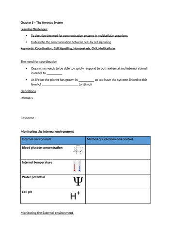 OCR GCSE Biology - The Human Body | Teaching Resources