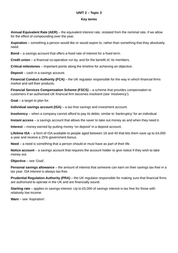 LIBF Level 2 AiFE/CeFE - Unit 2, Topic 1-4, Complete Lessons and Resources_Sept. 2023 | Teaching ...