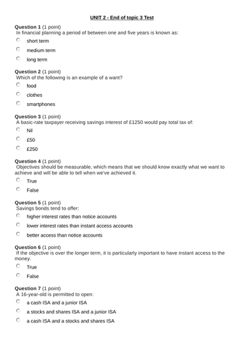 LIBF Level 2 AiFE/CeFE - Unit 2, Topic 1-4, Complete Lessons and Resources_Sept. 2023 | Teaching ...