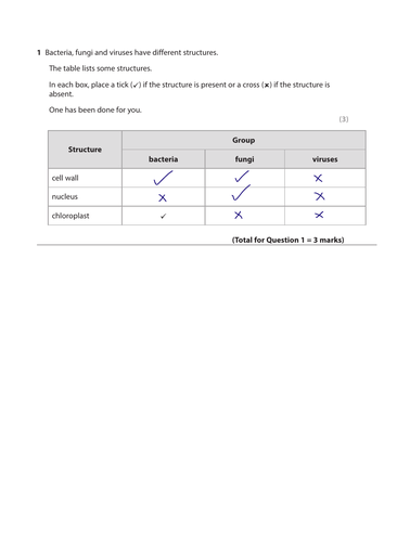Edexcel IGCSE Biology (9-1) - Question Bundle for All Topics | Teaching ...