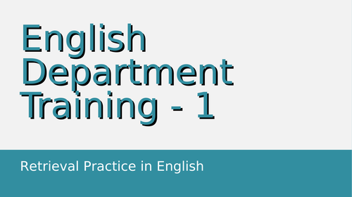 Head of English - Department CPD - Educational Theory and Pedagogy ...