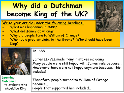 Glorious Revolution 1688 | Teaching Resources