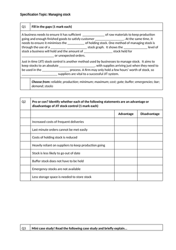 Sales Process (Lesson 11) - GCSE Business | Teaching Resources