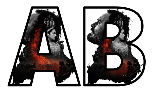 NEW Macbeth - Shakespeare Lettering Whole Alphabet, Numbers, Signs ...