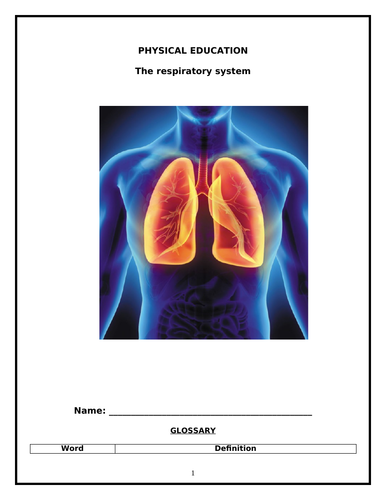 OCR GCSE PE - Respiratory System | Teaching Resources