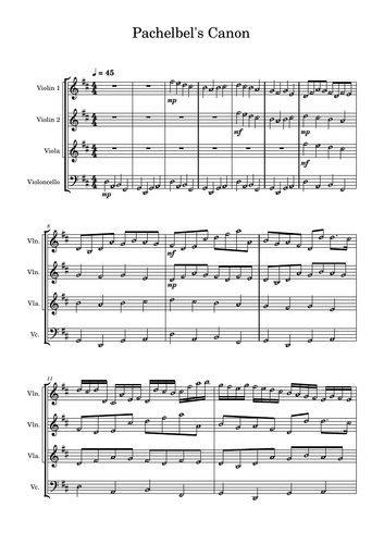 The Great Composers - Pachelbel's Cannon | Teaching Resources