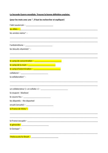 Au revoir les enfants teaching pack | Teaching Resources