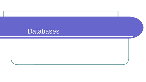 BTEC IT Unit 2 Databases Normalisation, Drawing ERDs, Relational Databases (Part A, Activity 1 ...