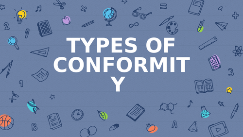 what is conformity powerpoint/revision | Teaching Resources
