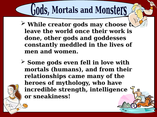 Back to School Year 5 Literacy Greek Myths Worksheets Planning ...