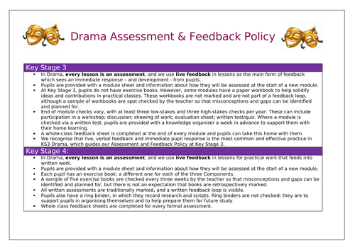 Year 7 Introduction to Drama | Teaching Resources