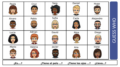 SPANISH DESCRIBING PEOPLE'S APPEARANCE AND PERSONALITY | Teaching Resources SPANISH DESCRIBING PEOPLE'S APPEARANCE AND PERSONALITY | Teaching Resources