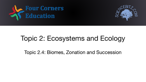IB Diploma ESS Topic 2.4 - Biomes, Zonation and Succession in the ...