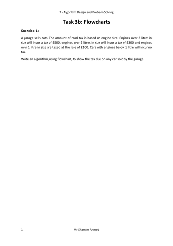 iGCSE Computer Science - Unit 7 Algorithm Design and Problem-Solving ... iGCSE Computer Science - Unit 7 Algorithm Design and Problem-Solving ...