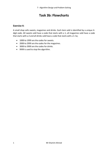 iGCSE Computer Science - Unit 7 Algorithm Design and Problem-Solving ... iGCSE Computer Science - Unit 7 Algorithm Design and Problem-Solving ...