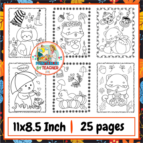 Autumn September Coloring Sheets | Fall Pumpkin Coloring Pages ...