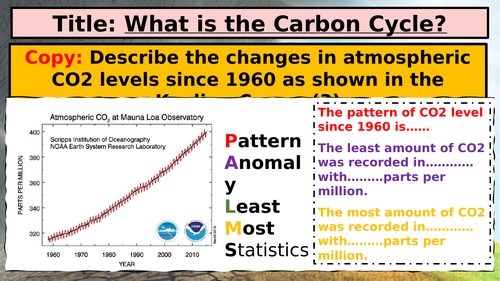 WJEC GCSE Theme 5: Lesson 2: Carbon Cycle | Teaching Resources