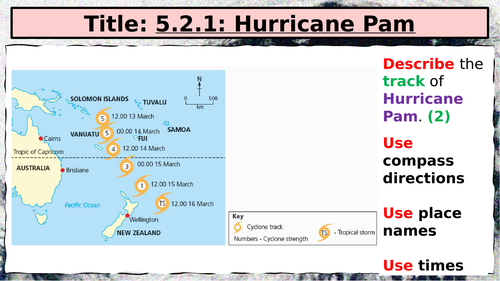 WJEC GCSE Theme 5: Lesson 6: Tropical Storms | Teaching Resources