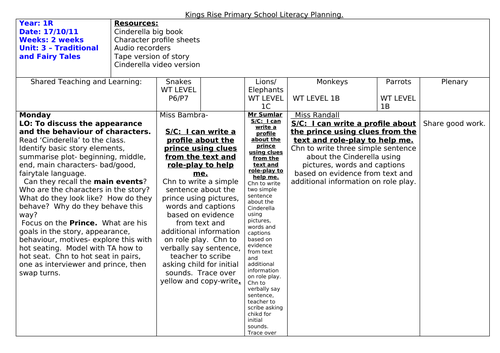 Back to School Autumn Planning Year 1 Massive Amount of Work Literacy ...