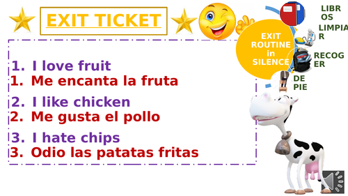 Year 8 Spanish FOOD topic (LA COMIDA) | Teaching Resources