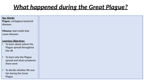 L5 What happened during the Great Plague? | Teaching Resources