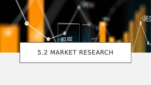 Market Research (Lesson 4) - GCSE Business | Teaching Resources