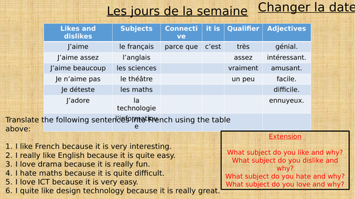 Studio 1 - Module 2 - French | Teaching Resources