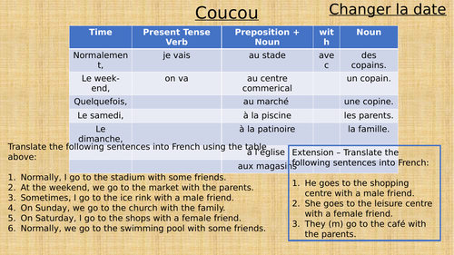 Studio 1 - Module 4 - French | Teaching Resources