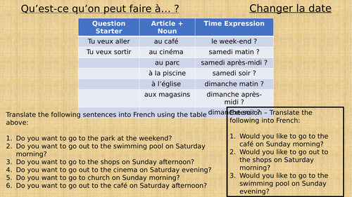 Studio 1 - Module 4 - French | Teaching Resources