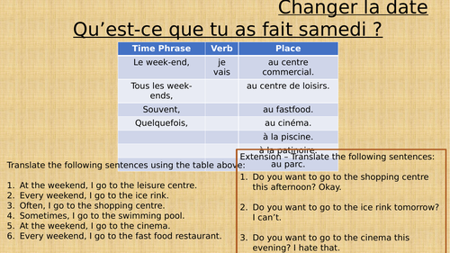 Studio 3 Vert - Module 1 - French | Teaching Resources