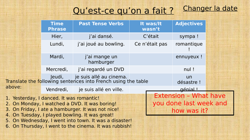 Studio 3 Vert - Module 1 - French | Teaching Resources