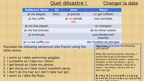 Studio 3 Vert - Module 4 - French | Teaching Resources