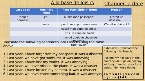 Studio 3 Vert - Module 4 - French | Teaching Resources