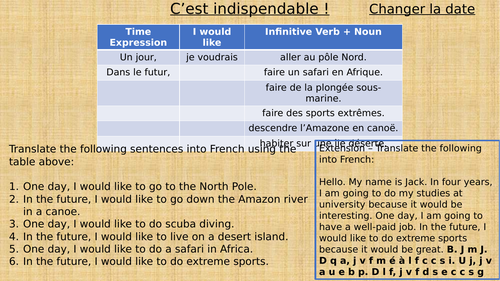 Studio 3 Vert - Module 4 - French | Teaching Resources
