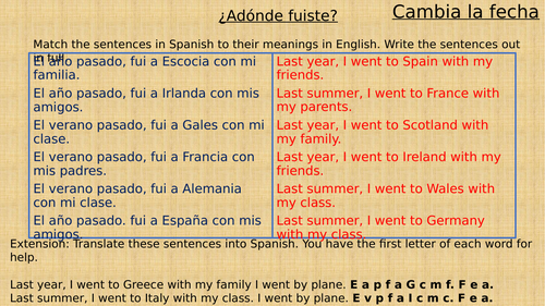 Viva 2 - Module 1 - Mis Vacaciones | Teaching Resources