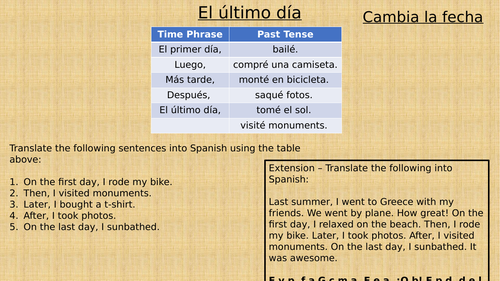 Viva 2 - Module 1 - Mis Vacaciones | Teaching Resources