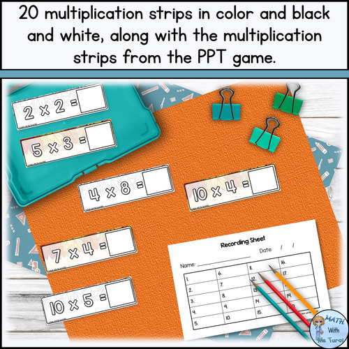 Fall Multiplication Facts 2-5 Facts | Game for PowerPoint™ | Teaching ...