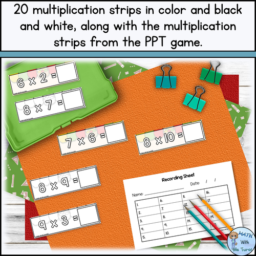 Fall Multiplication Facts 6 - 10 Facts | Game for PowerPoint ...
