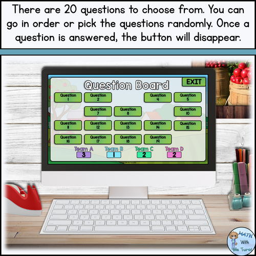 Fall Multiplication Facts 6 - 10 Facts | Game for PowerPoint ...