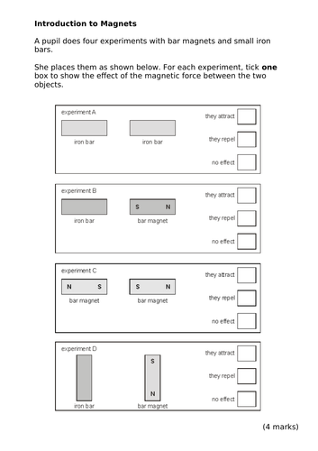 AQA KS3 Electromagnets module – Introduction to Magnets lesson ...