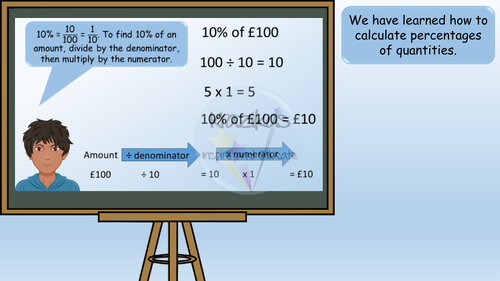 Percentages PowerPoint Lesson - Level 1 Maths Functional Skills ...