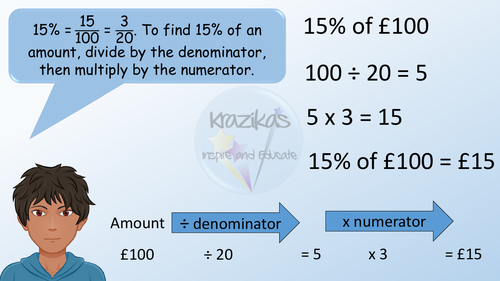 Percentages PowerPoint Lesson - Level 1 Maths Functional Skills ...