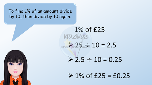 Percentages PowerPoint Lesson - Level 1 Maths Functional Skills ...